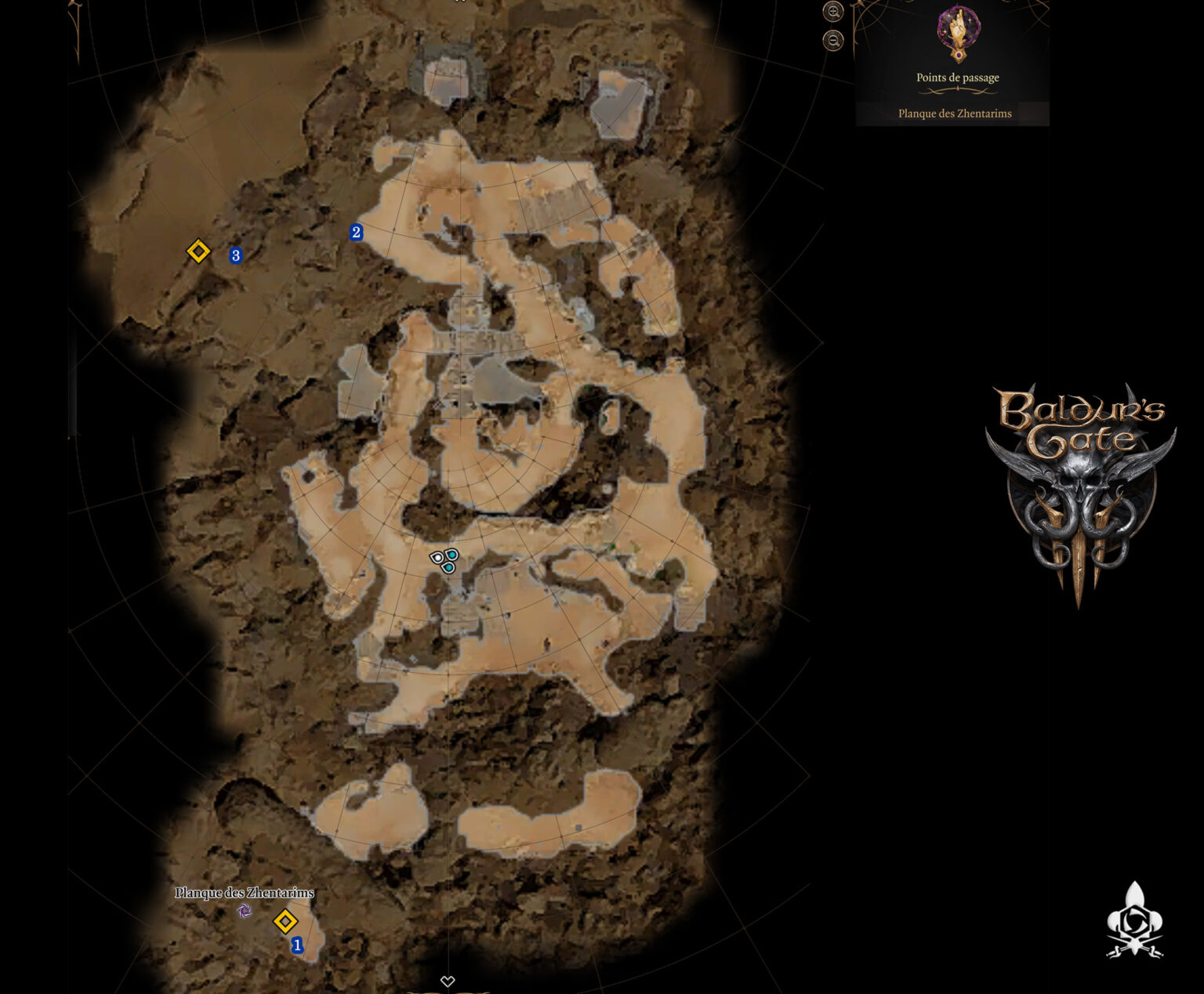 Baldur's Gate 1 Act 3 Map - SlashingCreeps