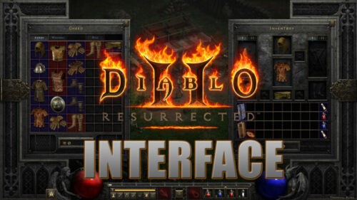 Diablo 2 Resurrected interface NPC menu - SlashingCreeps