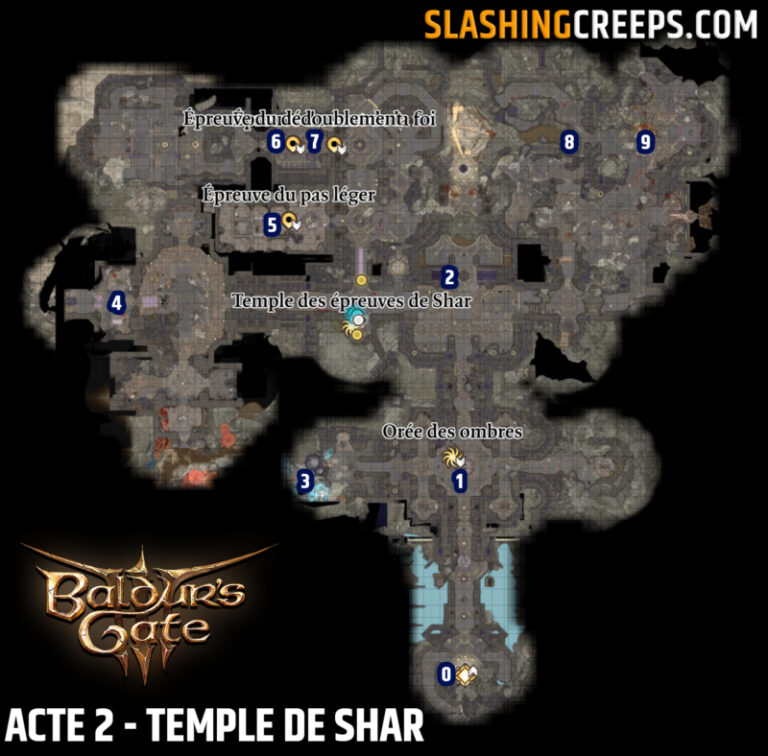 Baldur's Gate 2 Act 3 Map - SlashingCreeps