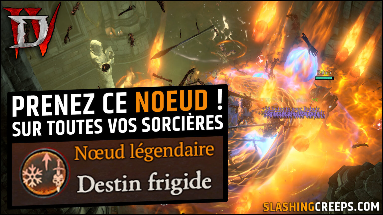 Build Sorcière Météore Diablo 4 Saison 7 - SlashingCreeps