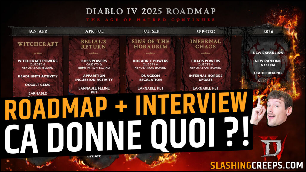 Table des drops uniques Diablo 4 Saison 7 - SlashingCreeps