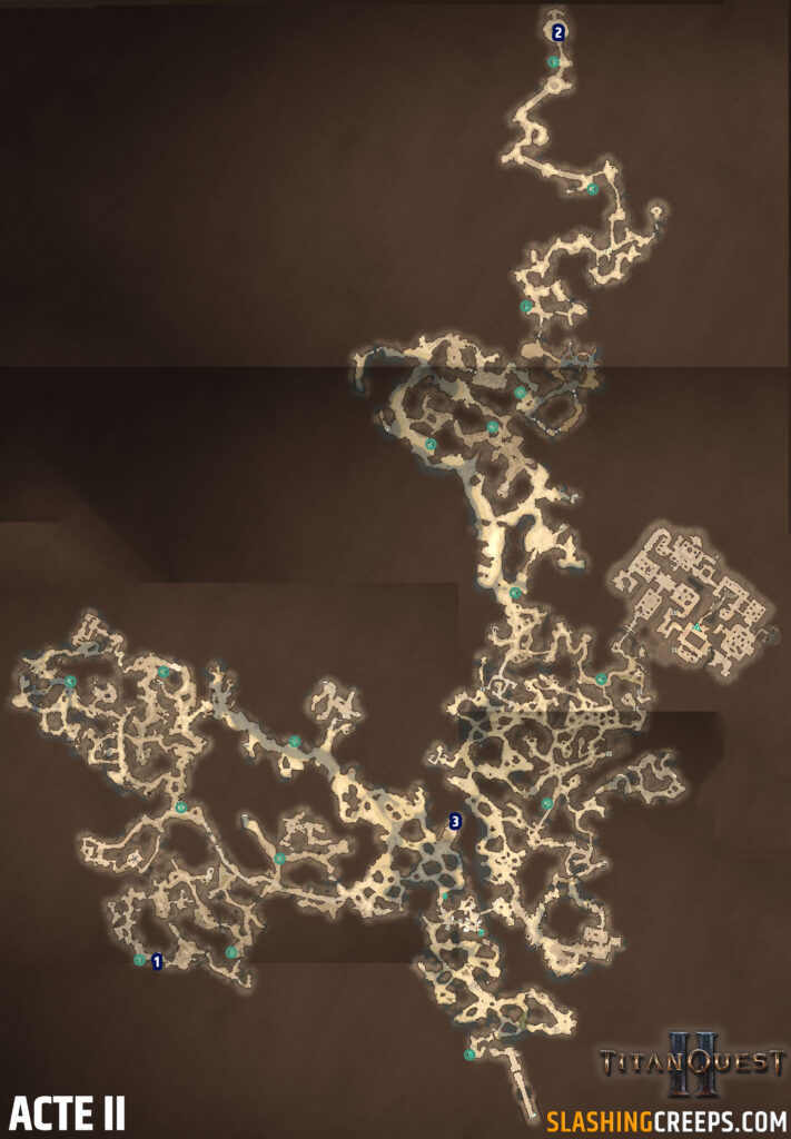 Titan Quest 2 Act 2 Map - SlashingCreeps